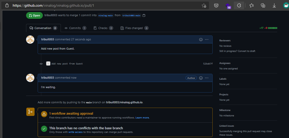 Hướng dẫn đóng góp bài viết trên VinaLog